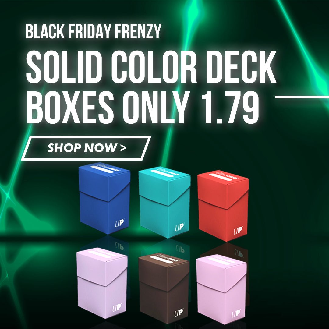 BF- Solid Color Deck Boxes Only 1.79 – Ultra PRO International