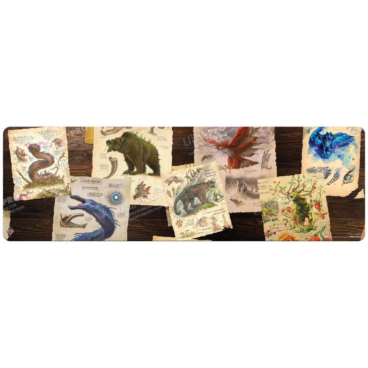 Bloomburrow Calamity Beasts Field Notes 8ft Table Playmat for Magic: T ...