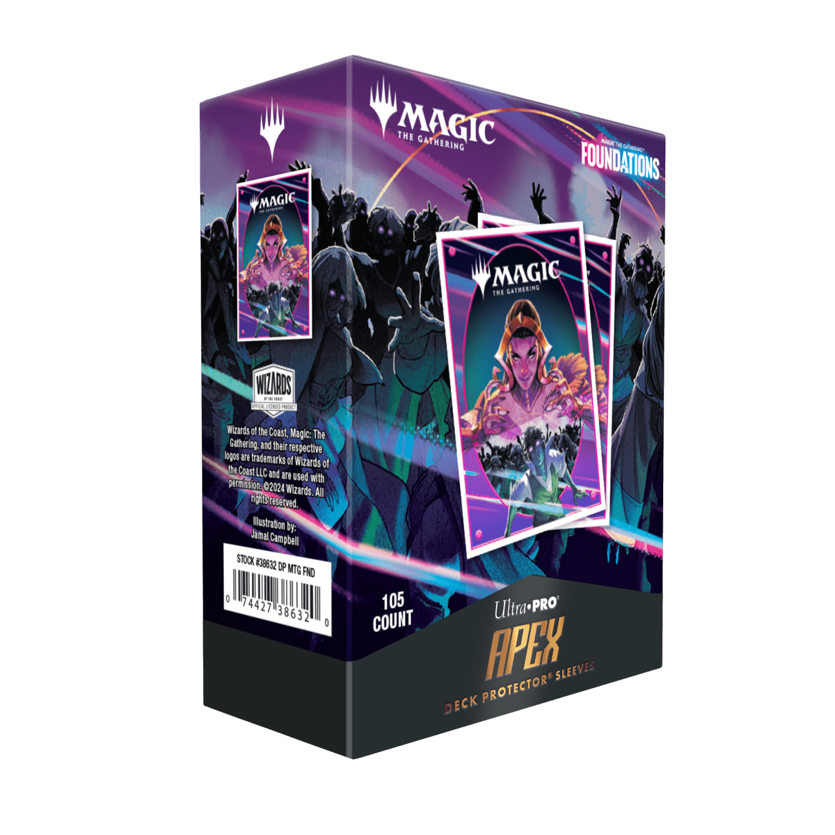 Foundations 105ct APEX Deck Protector Sleeves for Magic: The Gathering ...