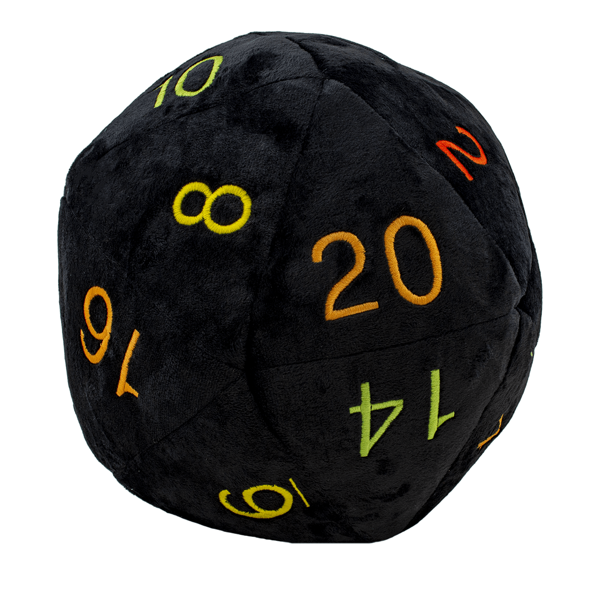 Jumbo Rainbow D20 Novelty Dice Plush | Ultra PRO International