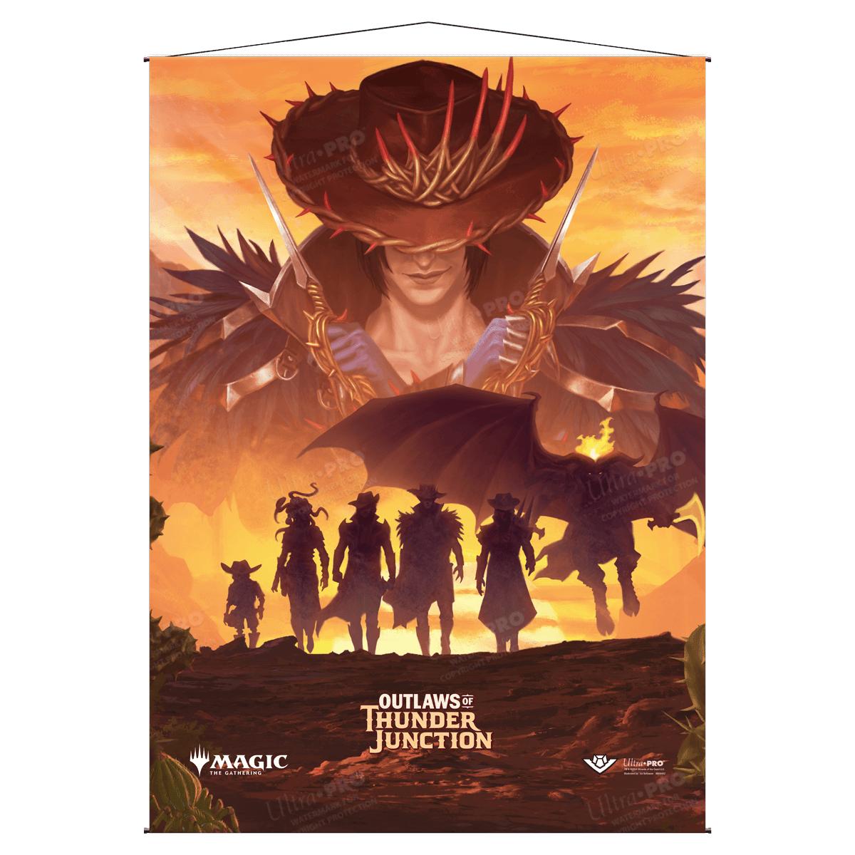 Outlaws of Thunder Junction Gang Silhouette Wall Scroll for Magic: The ...